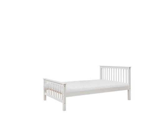 Drewniane łóżko pojedyncze 200x90 cm Collet szczeblinka Inmondo KOLORY ...